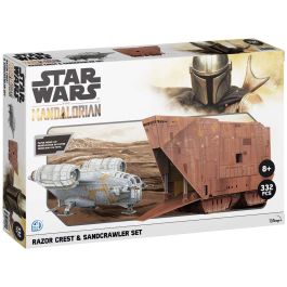 Star Wars Mandalorian Collector Model Kits Razor Crest and Sandcrawler ...